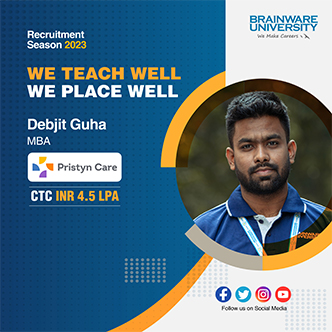Debjit Guha | MBA – Brainware University Placement News